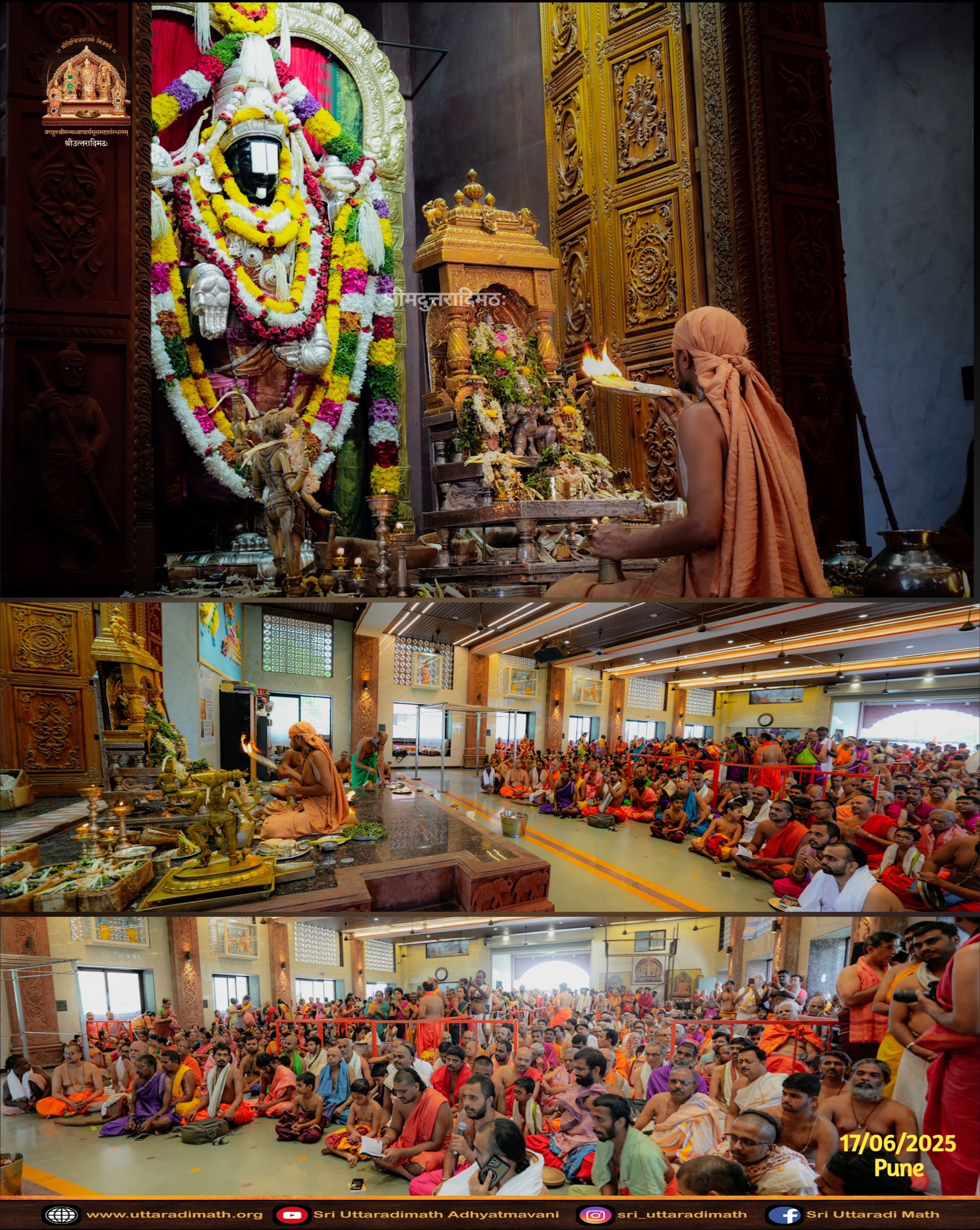 Pune Digvijaya of Sri Mahaswamigalu - Sri Uttaradi Math