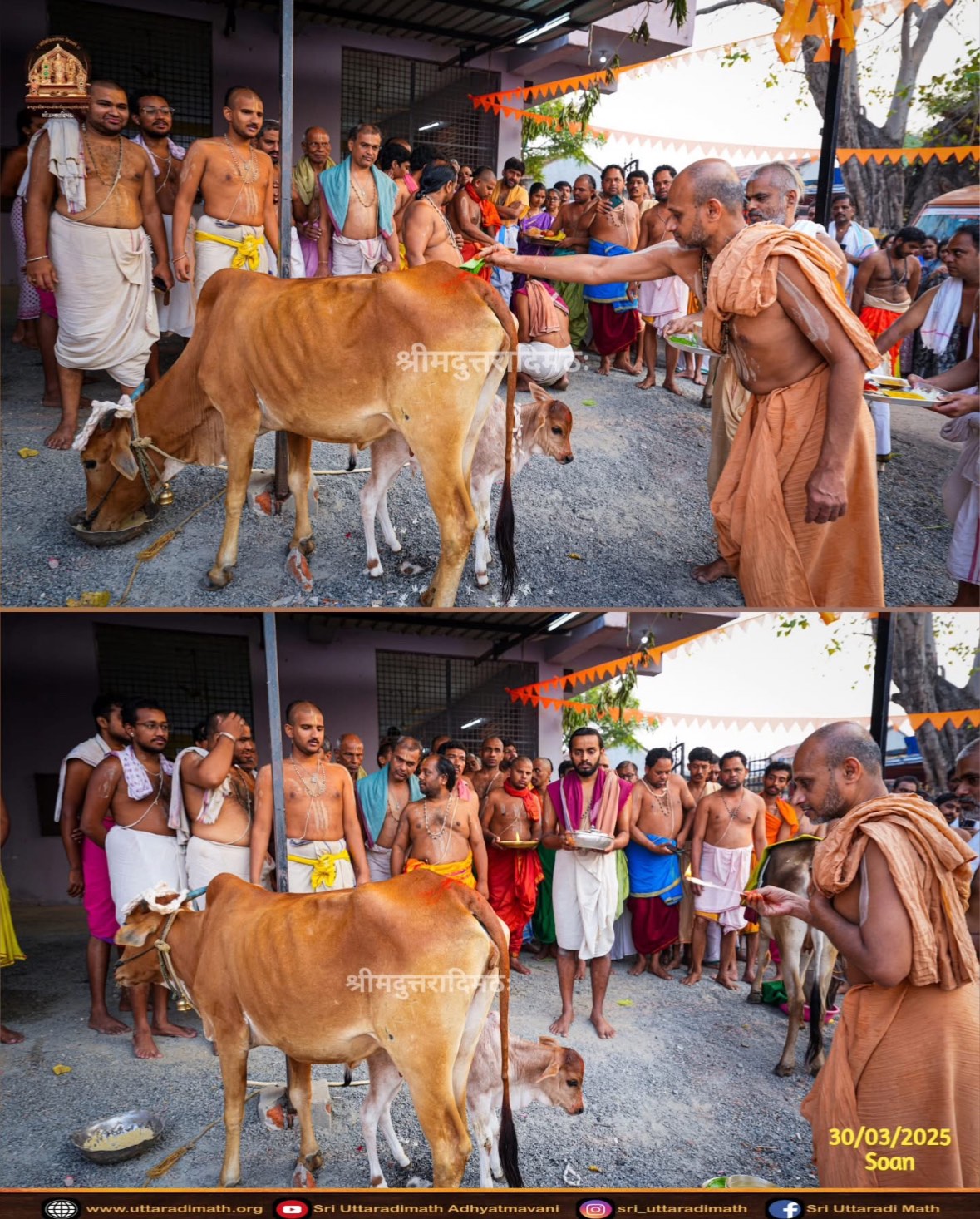 Yugadi celebrations at Suvarnapuri - Sri Uttaradi Math